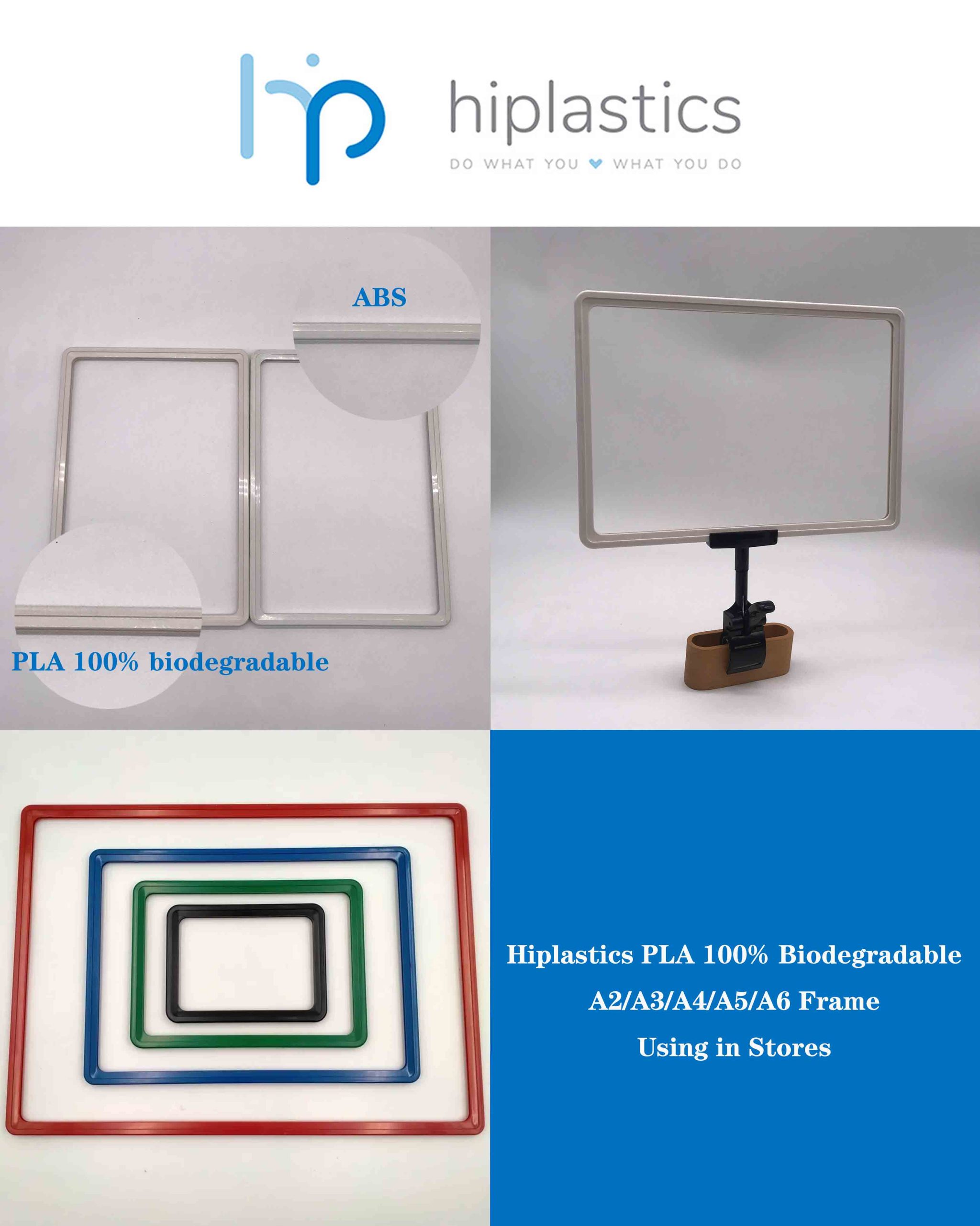 Hiplastics PLA 100% Biodegradable A2/A3/A4/A5/A6 Frame - Hiplastics